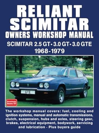 Reliant Scimitar Owners Workshop Manual and Portfolio 1968-1979 - Bookworld
